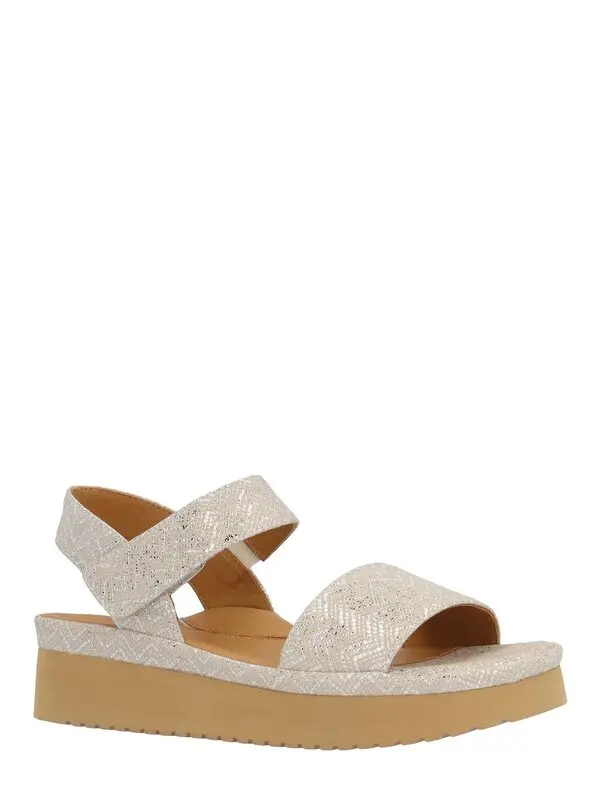 L'AMOUR DES PIEDS Abrilla Slingback Platform Sandal - Taupe