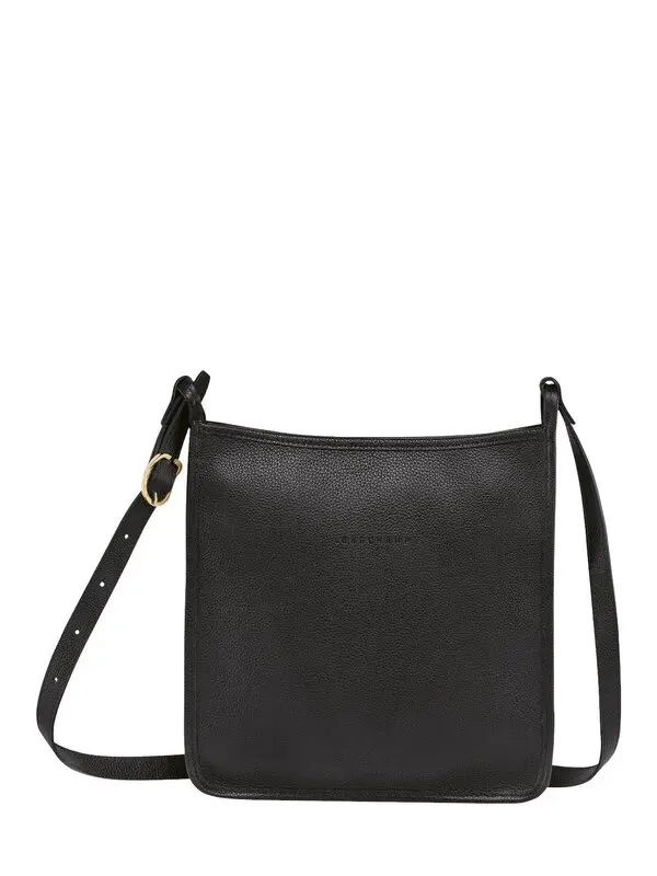 Longchamp Le Foulonné Medium Crossbody Bag - Black