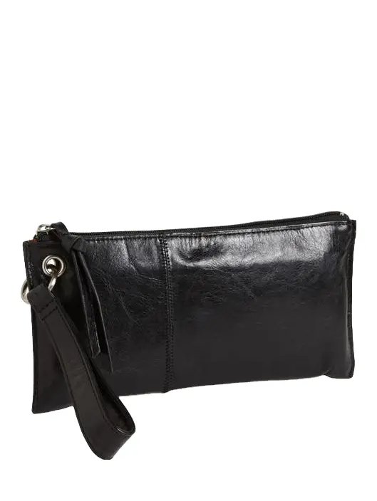 Hobo Vida' Leather Clutch - Black