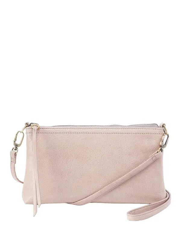 Hobo Darcy Convertible Leather Crossbody Bag - Stone Gloss