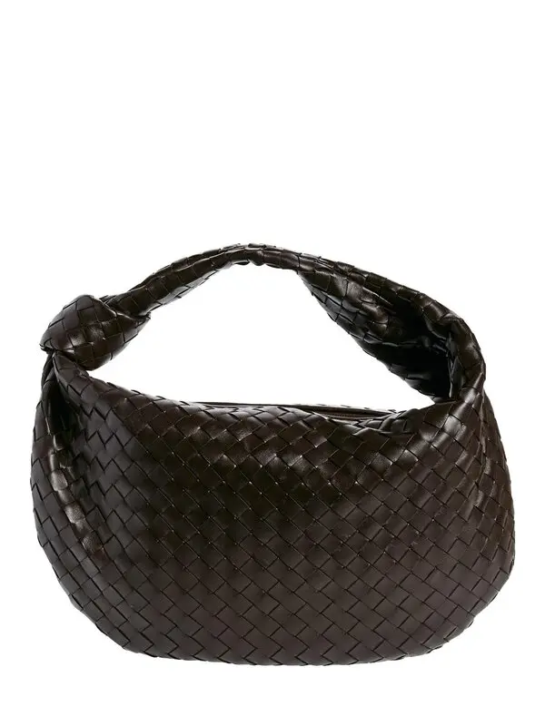 Bottega Veneta Jodie Leather Hobo Bag - 2132 Fondant-gold