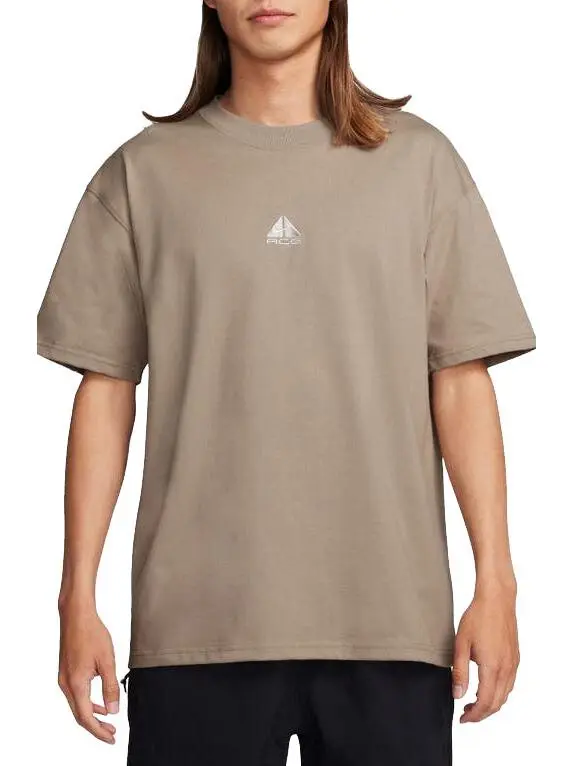 Nike All Conditions Gear Lung Embroidered T-shirt - Khaki