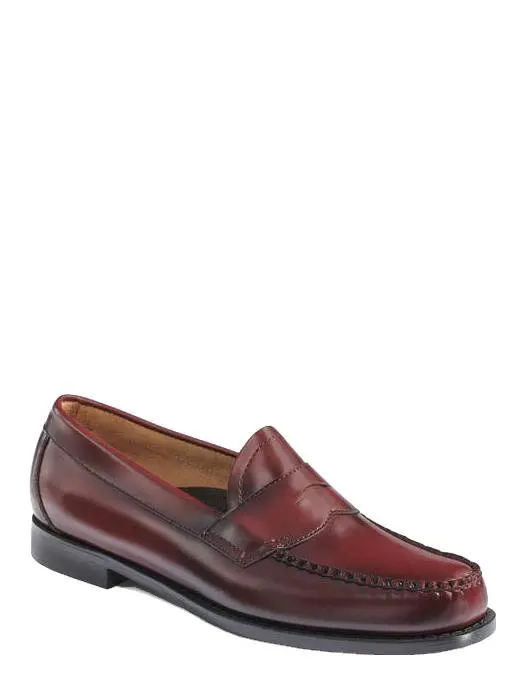 G.H.BASS Logan Leather Penny Loafer - Wine