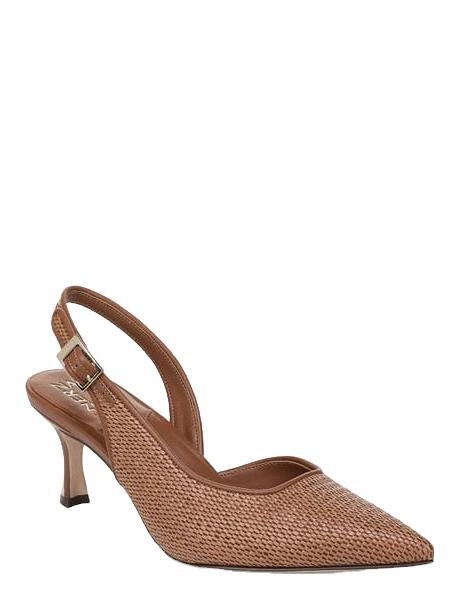 27 EDIT NATURALIZER Felicia Slingback Pointed Toe Pumps - Walnut Wake