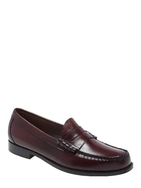 G.H.BASS Weejuns® Larson Leather Penny Loafer - Burgundy
