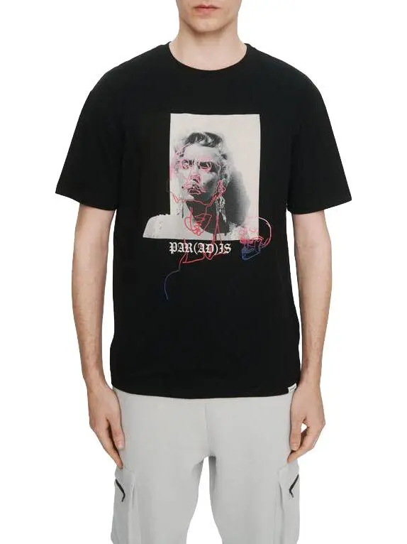 Elevenparis Short Sleeve Graphic Tee - Jet Black