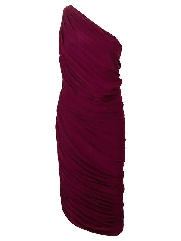 Norma Kamali Ruched Tube Cocktail Dress - Red