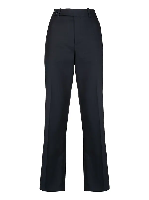 Chloé Pressed-crease Tailored Trousers - Blue