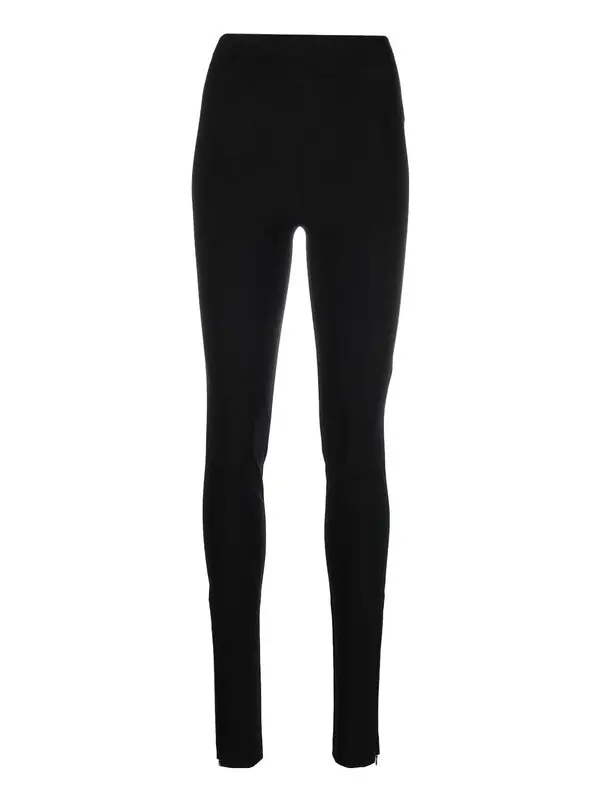 Nina Ricci High-rise Fitted Trousers - Black
