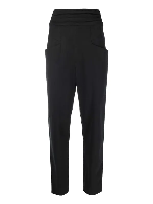 Isabel Marant Stoda High-waisted Trousers - Black