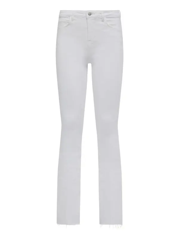 L'Agence Ruth High-rise Straight Jeans - Blanc