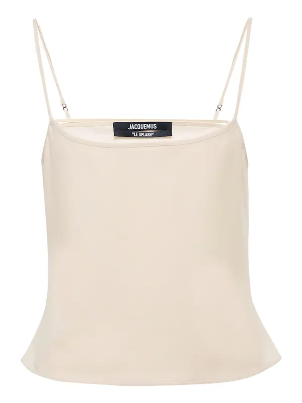 Jacquemus Le Haut Tangelo Tank Top - White