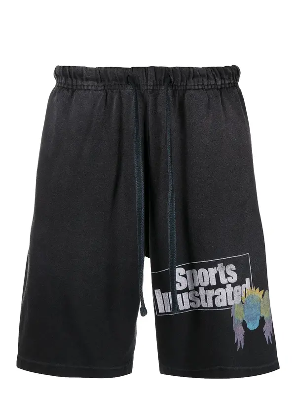 Alchemist Logo-print Track Shorts - Black