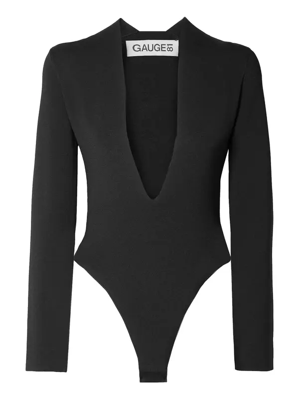 Gauge81 Herran Stretch-knit Bodysuit - Black