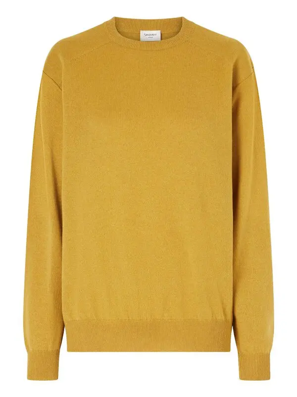 Saint Laurent Cashmere Sweater - Yellow