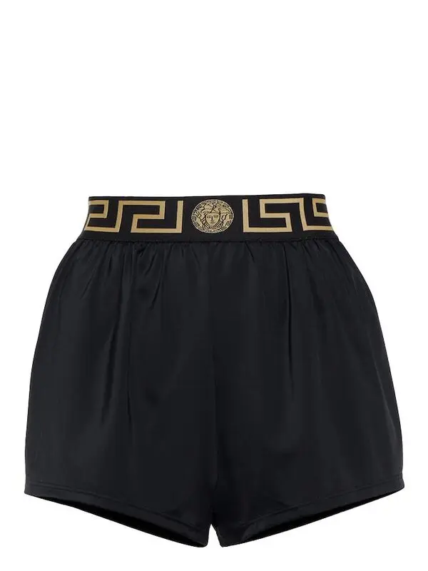 Versace Medusa Greca Shorts - Black