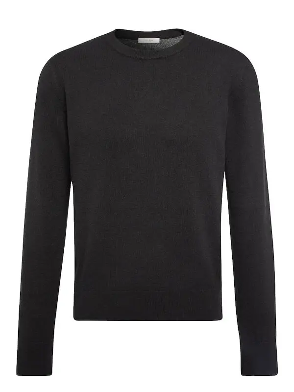 THE ROW Benji Cashmere Sweater - Black