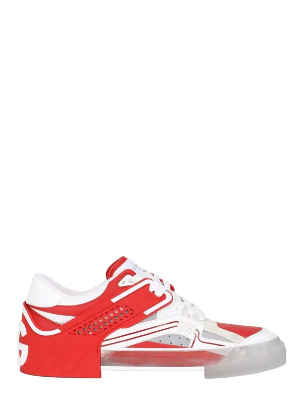 Dolce & Gabbana Cut-out Sneakers - Red