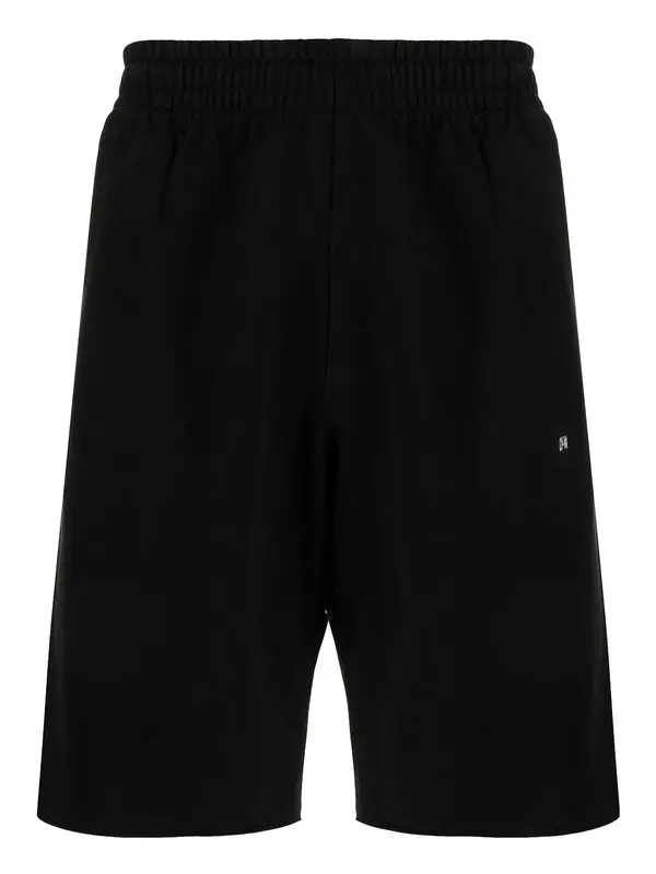Off-White Diag-print Track Shorts - Black