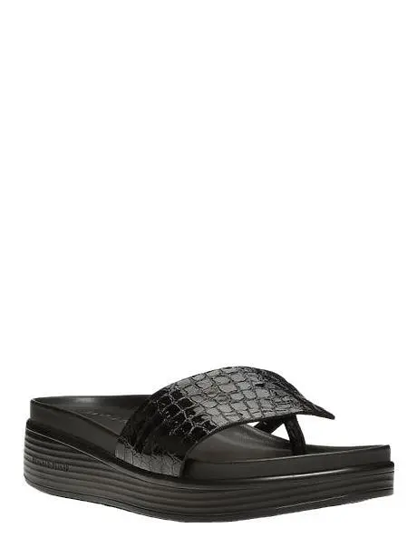 DONALD PLINER Fifi Platform Flip Flop - Black