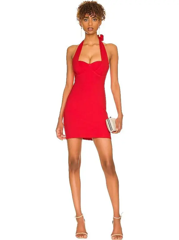 LOVERS AND FRIENDS Monica Mini Dress - Red
