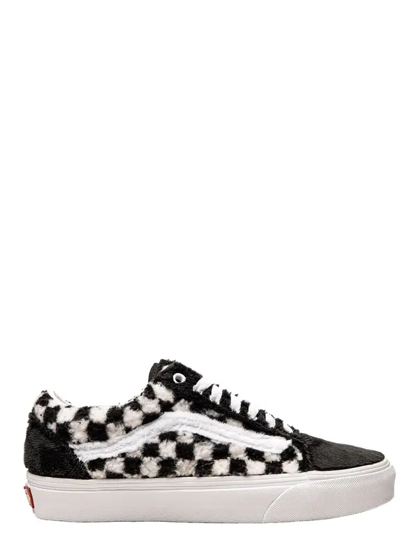 VANS Old Skool Sherpa Checkerboard Sneakers - Black