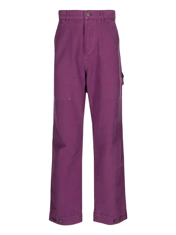 Palm Angels Patch Pocket Trousers - Purple