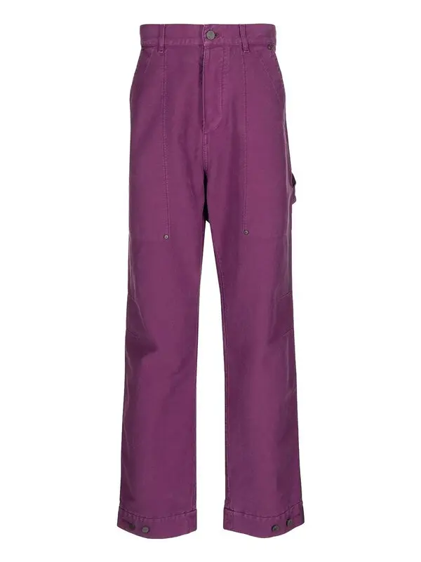 Palm Angels Patch Pocket Trousers - Purple