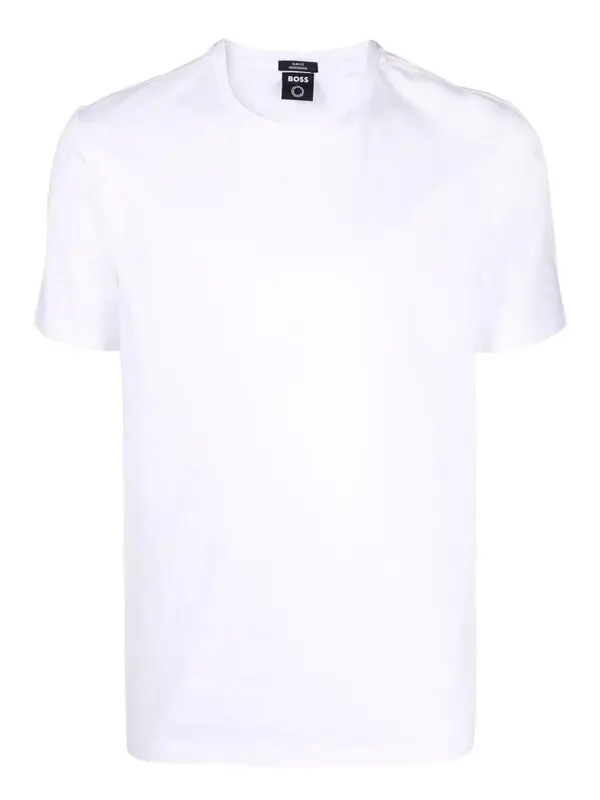 BOSS Round-neck Short-sleeve T-shirt - White