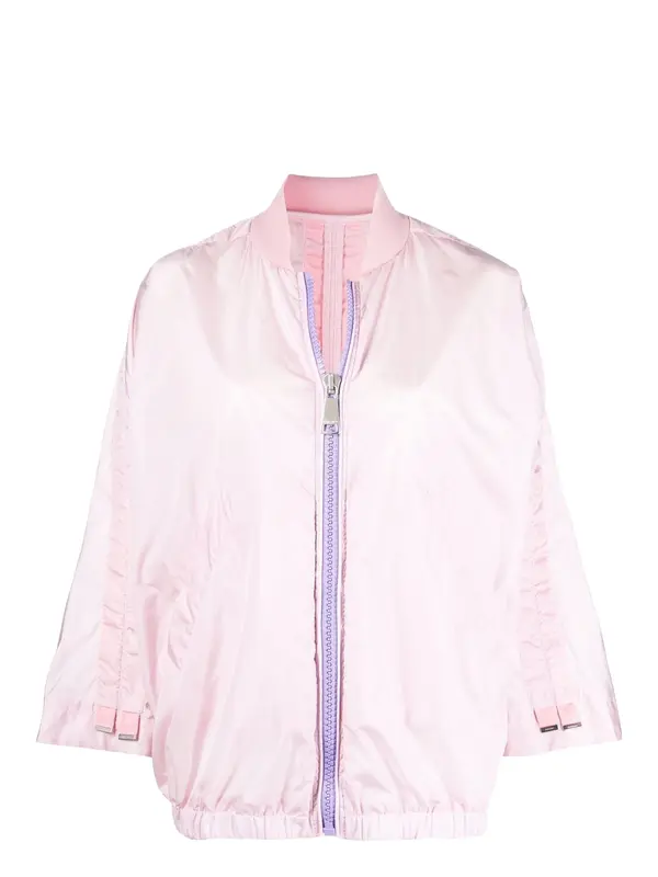 Khrisjoy Wide-sleeve Bomber Jacket - Pink