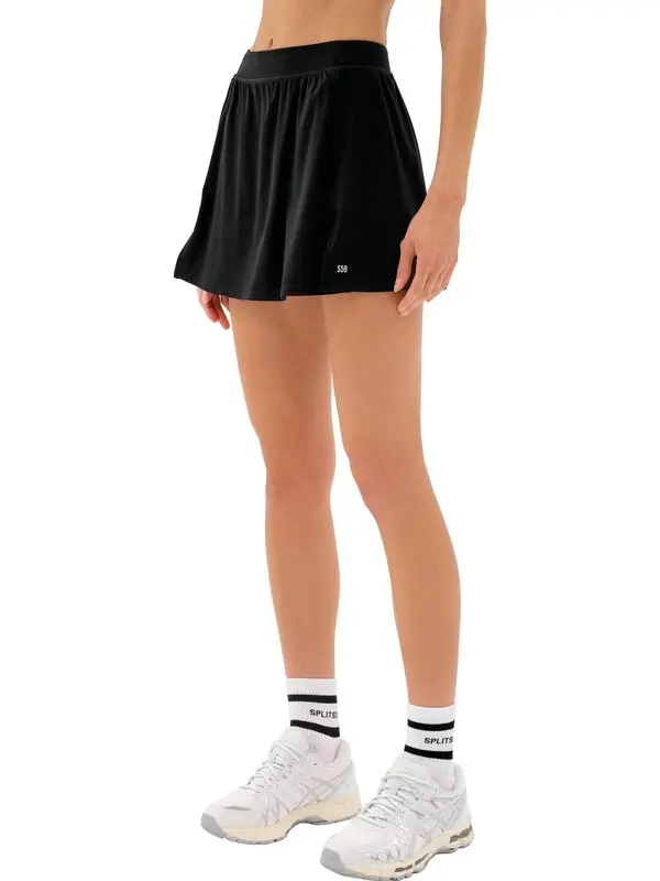 Splits59 Venus High Waist Rigor Skort - Black