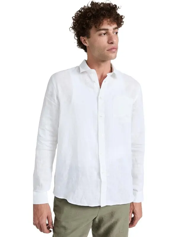 Vilebrequin Caroubis Linen Shirt - Blanc
