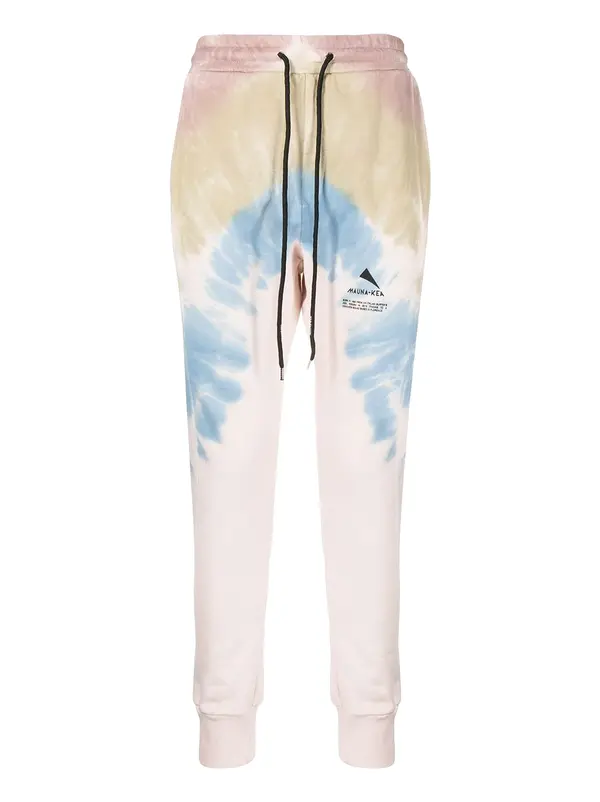 MAUNA KEA Tie-dye Print Track Pants - Brown