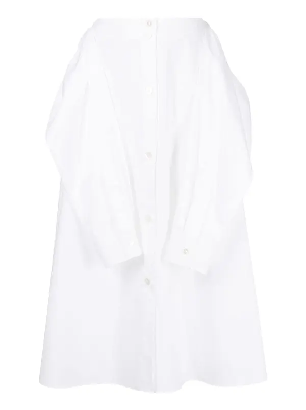 MAISON MARGIELA Sleeve-tie Skirt - White