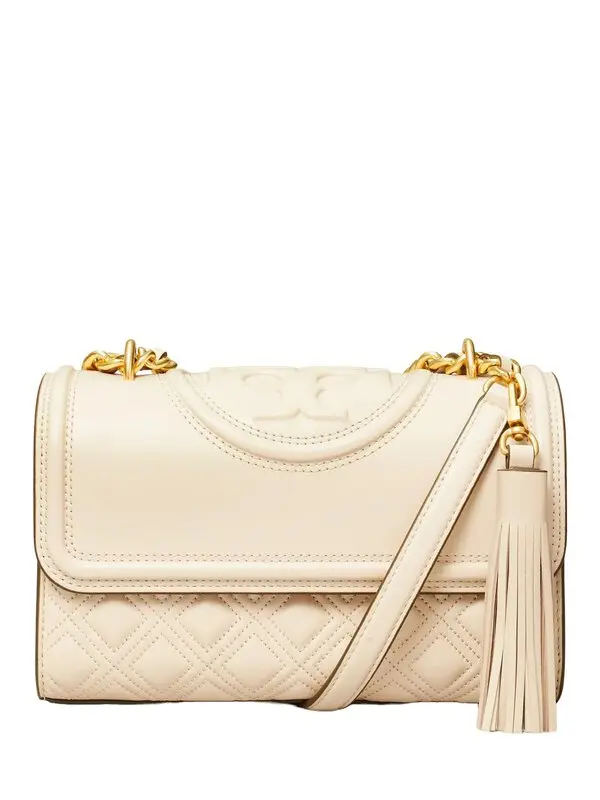 Tory Burch Small Fleming Convertible Shoulder Bag - New Cream
