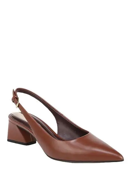 Franco Sarto Racer Slingback Pumps - Brown