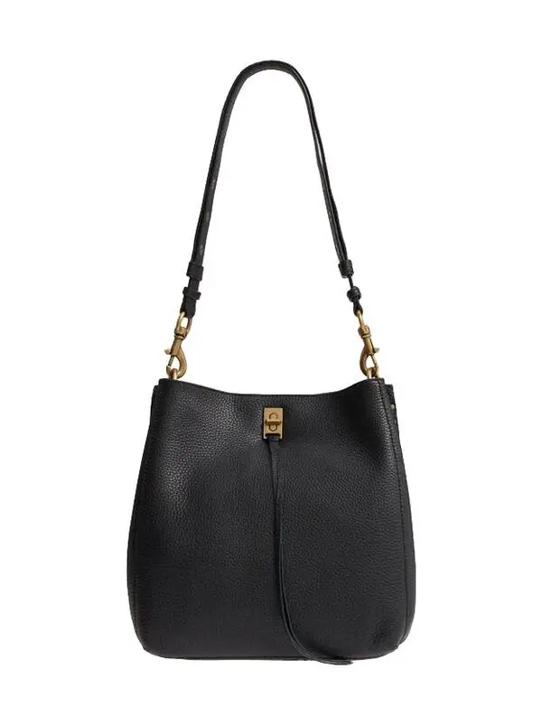 Rebecca Minkoff Darren Deerskin Shoulder Bag - Black