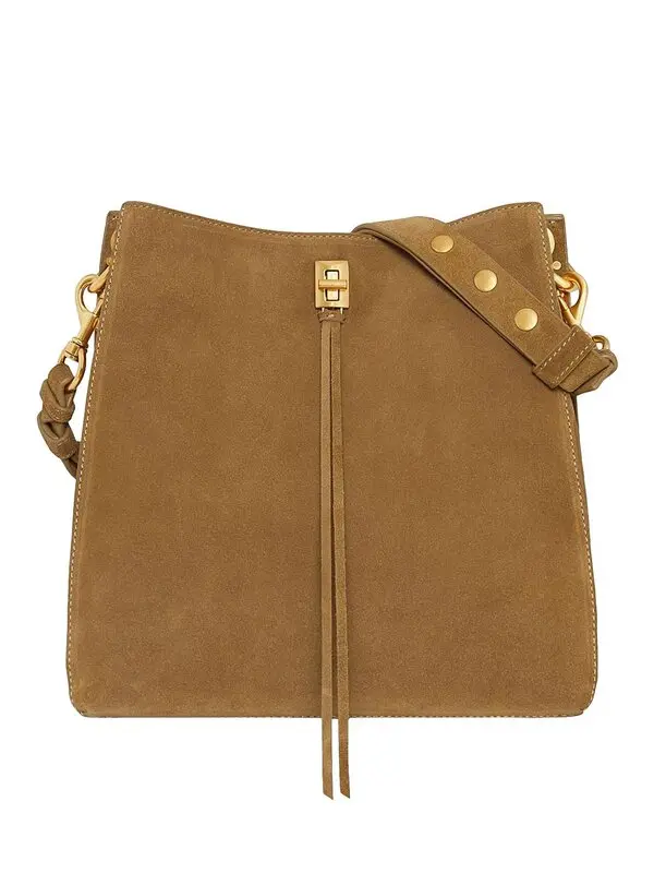 Rebecca Minkoff Darren Deerskin Shoulder Bag - Honey