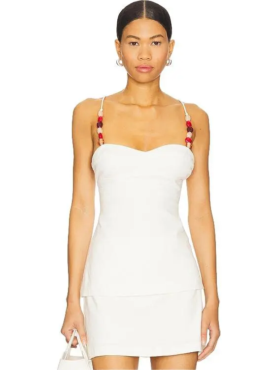 LOVERS AND FRIENDS Jolene Top - White