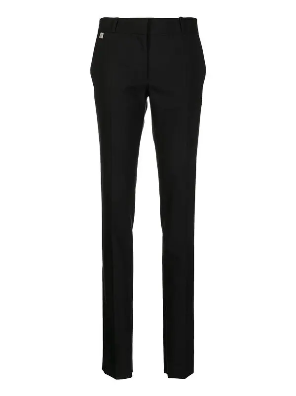 1017 Alyx 9sm Slim-fit Reveal-leg Trousers - Black