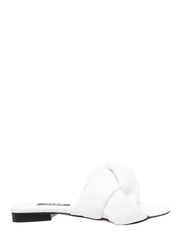 MSGM Knot-detail Sandals - White