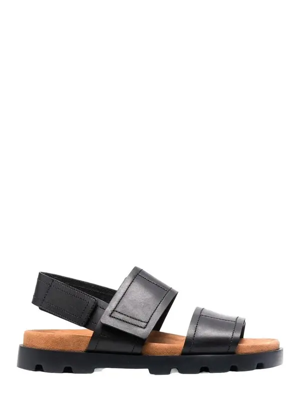Camper Brutus Leather Sandals - Black