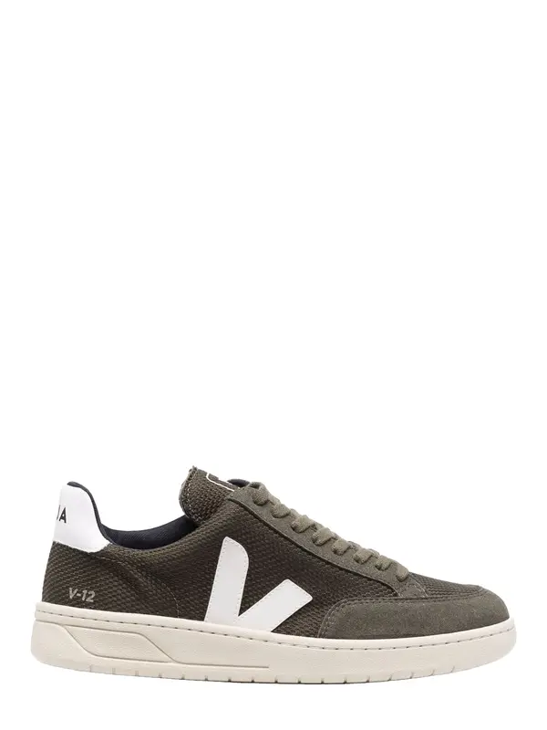 VEJA V-12 Lace-up Sneakers - Green