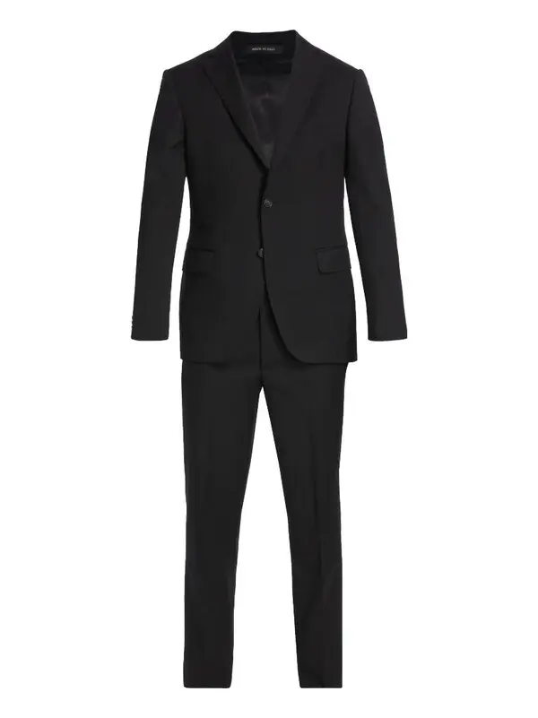 SAKS FIFTH AVENUE Collection Nested Wool Suit - Black