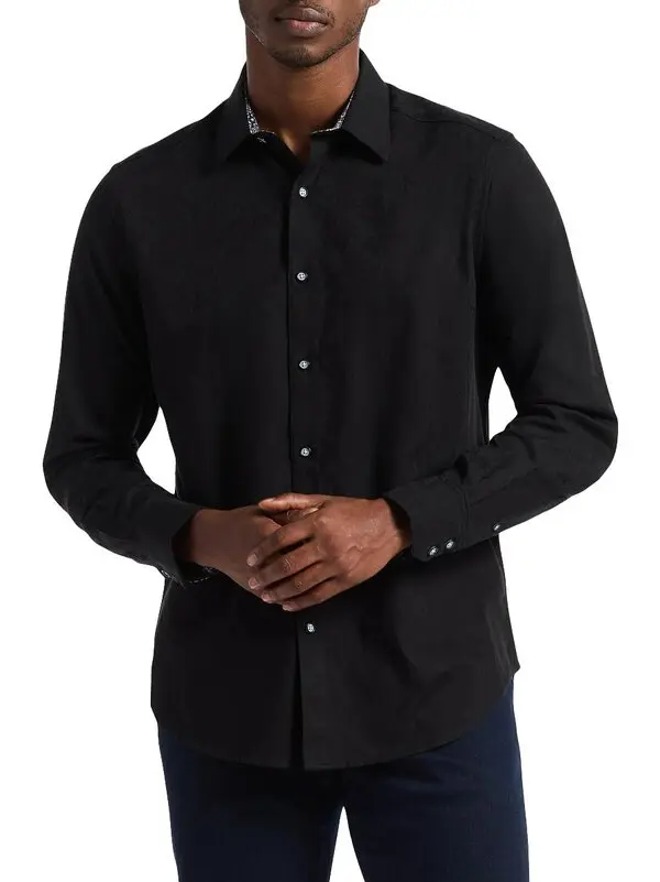 Robert Graham Highland Woven Shirt - Black