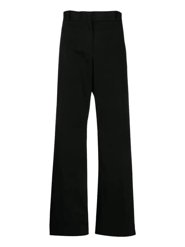 FERRAGAMO Wide-leg Trousers - Black