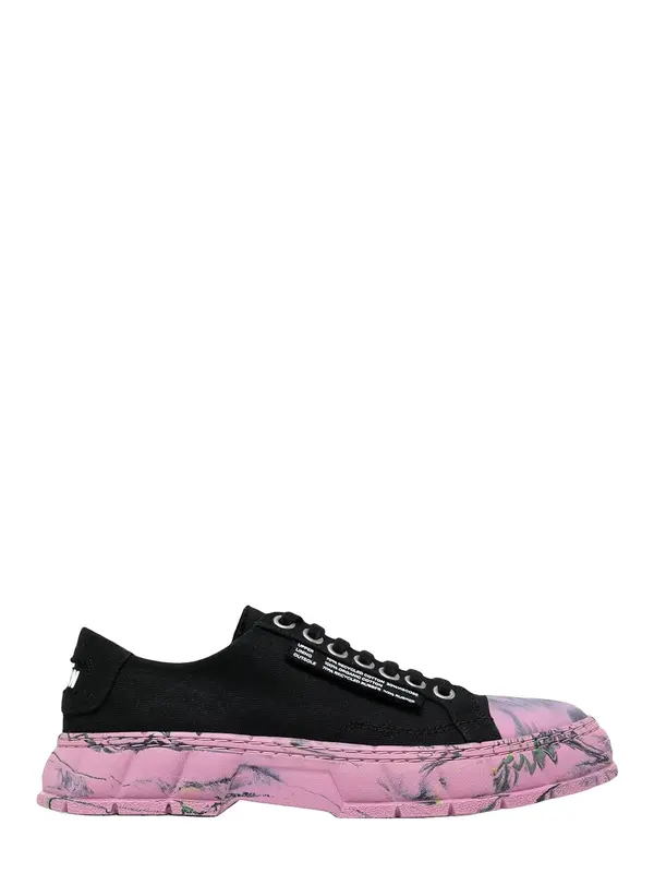 VIRON 1968 Marble Low-top Sneakers - Black