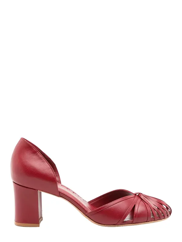 STUDIO CHOFAKIAN Leather Pumps - Red
