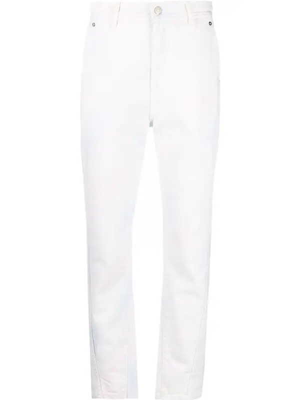 IRO PARIS Slim-cut Tie-dye Trousers - White