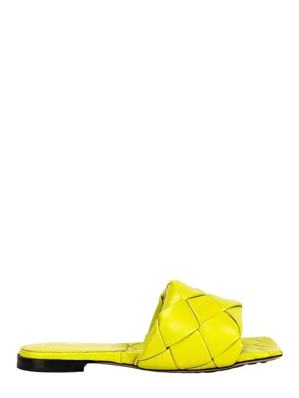 Bottega Veneta Lido Mule Sandals - Kiwi